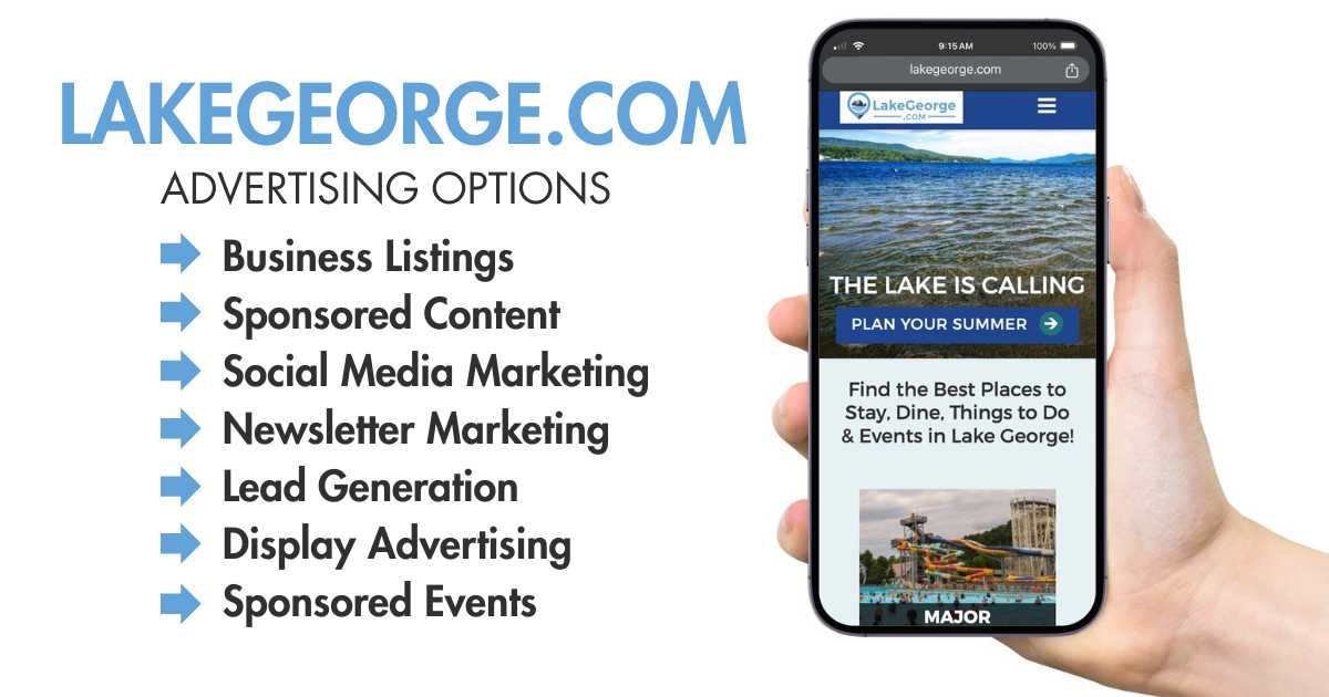 Advertise on LakeGeorge.com: Flexible, Effective, Regional Advertising ...