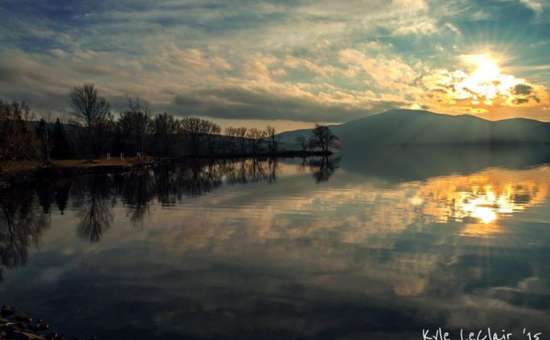 Fishing Chazy Lake In The Adirondacks