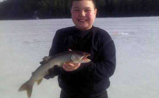 Fishing Paradox Lake In The Adirondacks