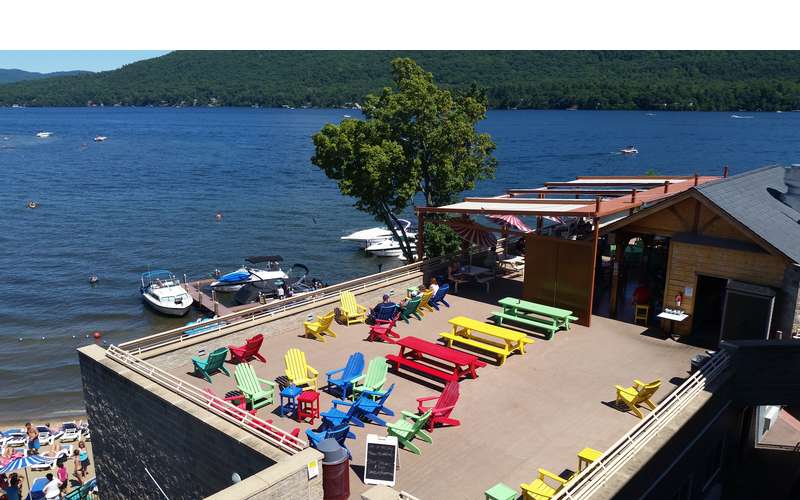 Restaurant in the Lake George Village with Patio Dining at The Rooftop ...