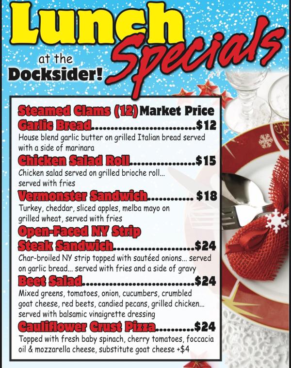 The Docksider Restaurant | A Glen Lake Restaurant