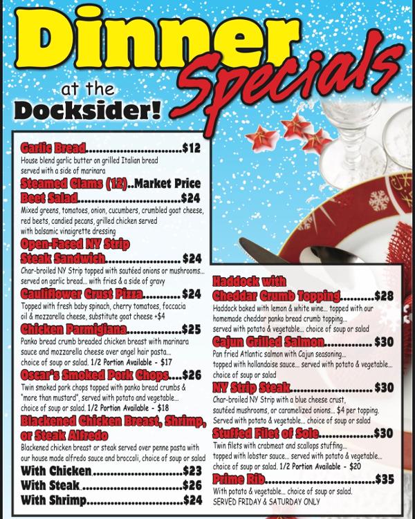The Docksider Restaurant | A Glen Lake Restaurant