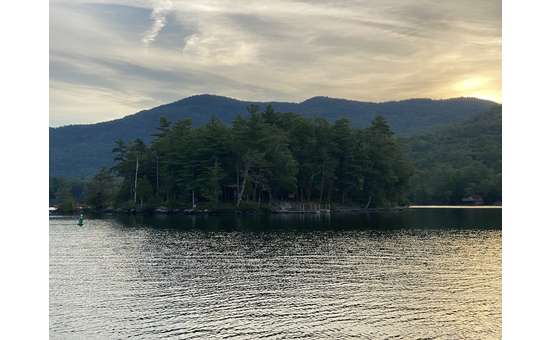 Narrow Island Group in Lake George
