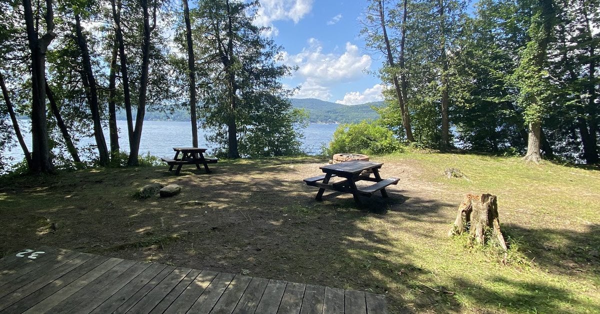 Lake George Island Camping - Camp on Lake George